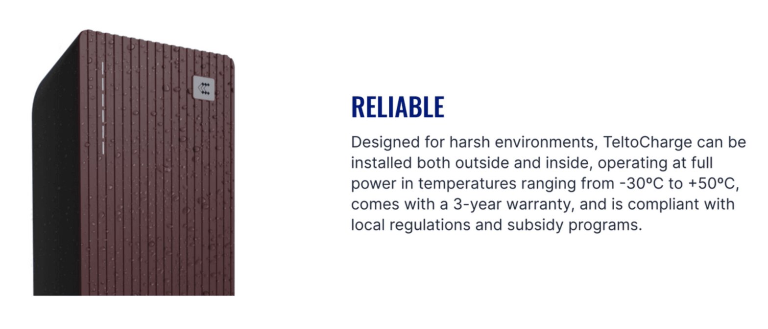 Type 2 EV Charger Teltonika Teltocharge – (22kw/11kw/7kw) - Energi Elite